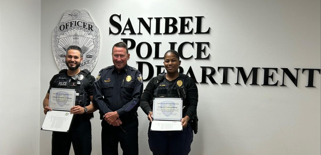 SPD officers earn life-saving recognition - SANIBEL-CAPTIVA - Island ...